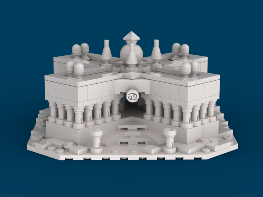 LEGO MOC Cancer Temple by Oldschool | Rebrickable - Build with LEGO