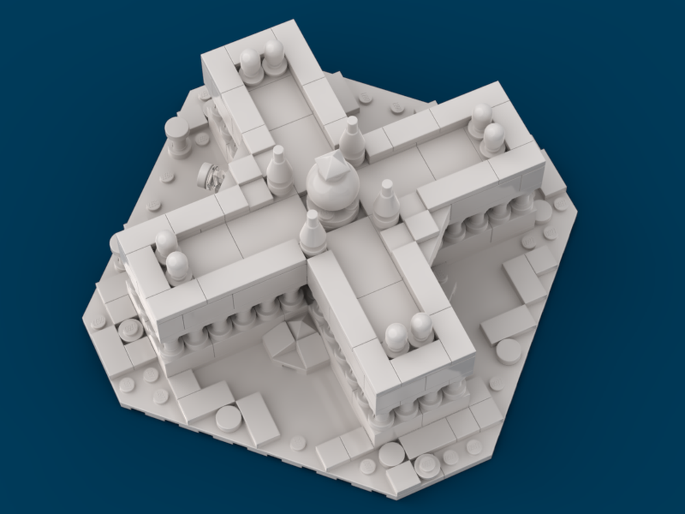 LEGO MOC Cancer Temple by Oldschool | Rebrickable - Build with LEGO