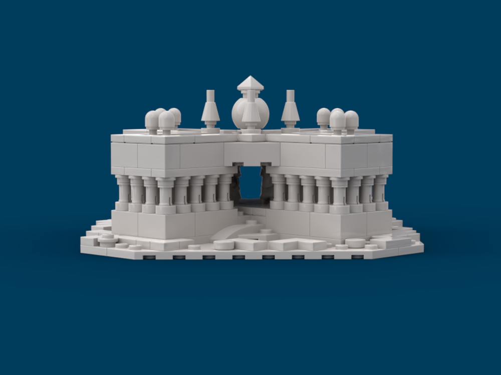 LEGO MOC Cancer Temple by Oldschool | Rebrickable - Build with LEGO
