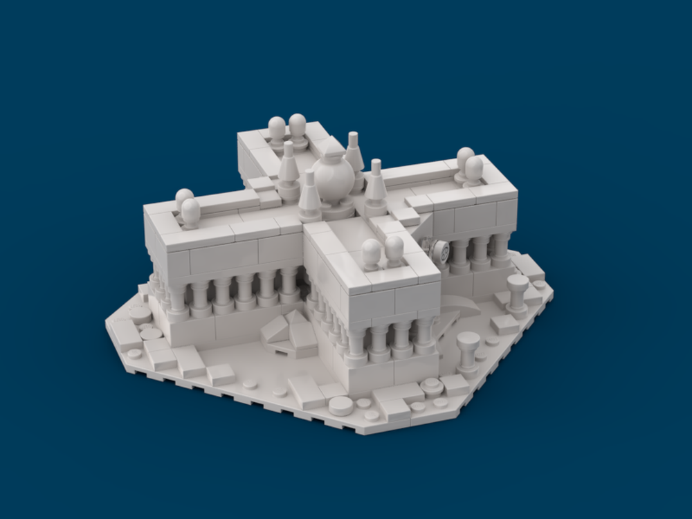 LEGO MOC Cancer Temple by Oldschool | Rebrickable - Build with LEGO