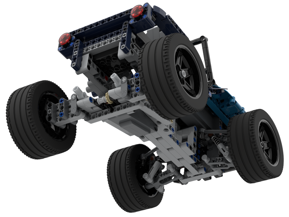 LEGO MOC 8865 New Jeep RC PU by mla2 | Rebrickable - Build with LEGO