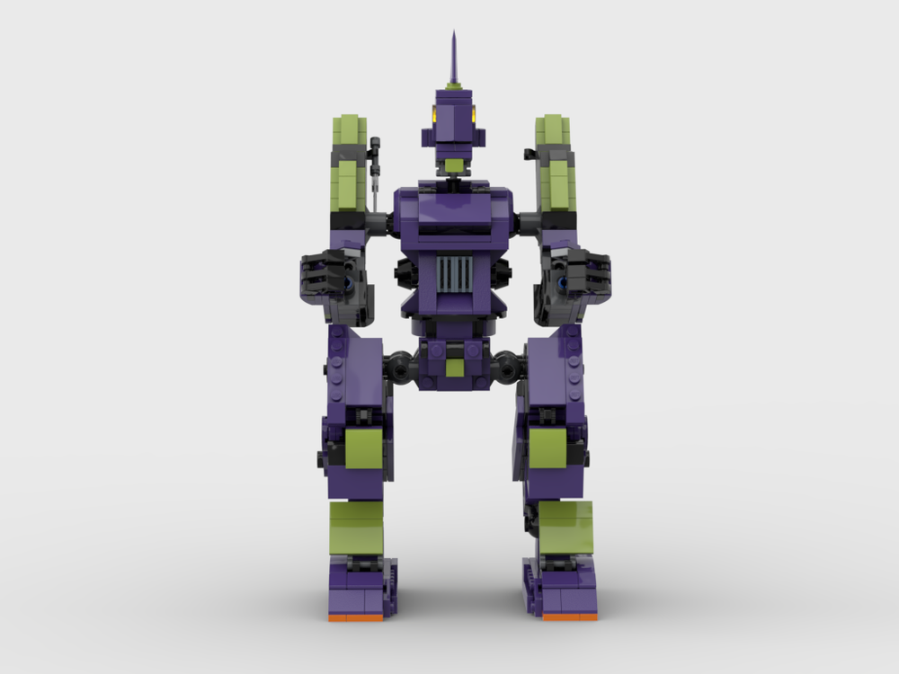 LEGO MOC Evangelion Unit-01 Bastion Variant by gabe1cragger | Rebrickable - Build with LEGO