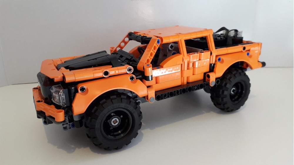Lego Moc Small Scale Ford Raptor By Legoglen Rebrickable Build With