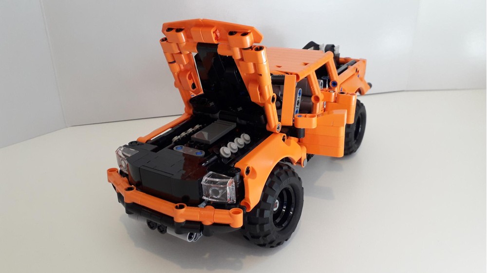 Lego Moc Small Scale Ford Raptor By Legoglen Rebrickable Build With