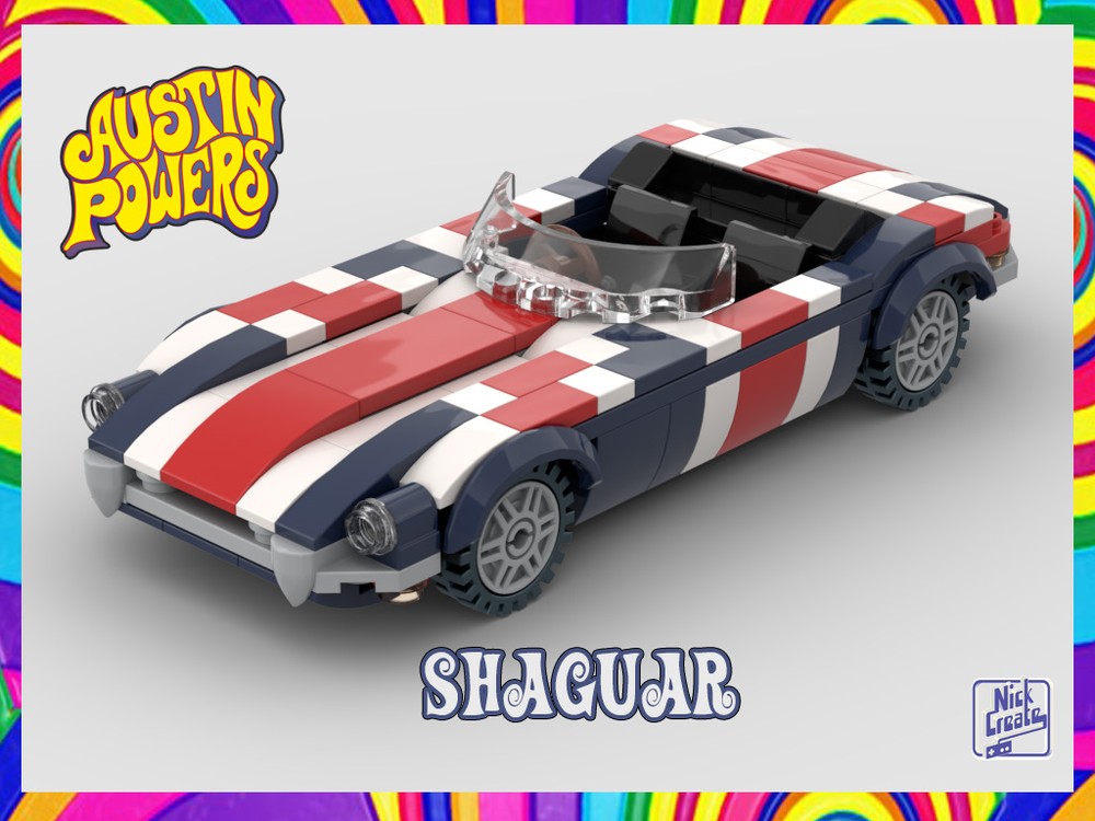 LEGO MOC Austin Power's E-Type Jaguar, the "Shaguar" by NickCreate ...