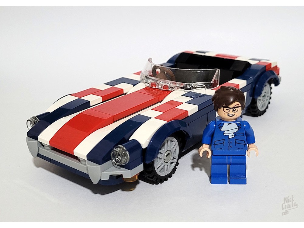 LEGO MOC Austin Power's E-Type Jaguar, the "Shaguar" by NickCreate ...