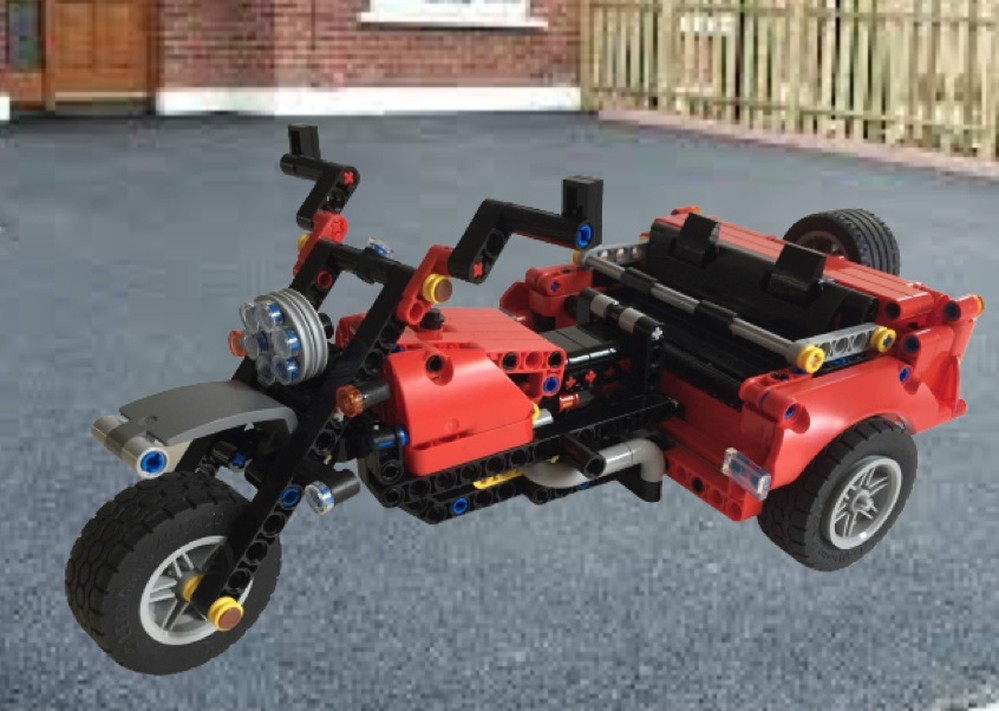 LEGO MOC 42098 Trike & Trailer by Weegordon | Rebrickable - Build with LEGO