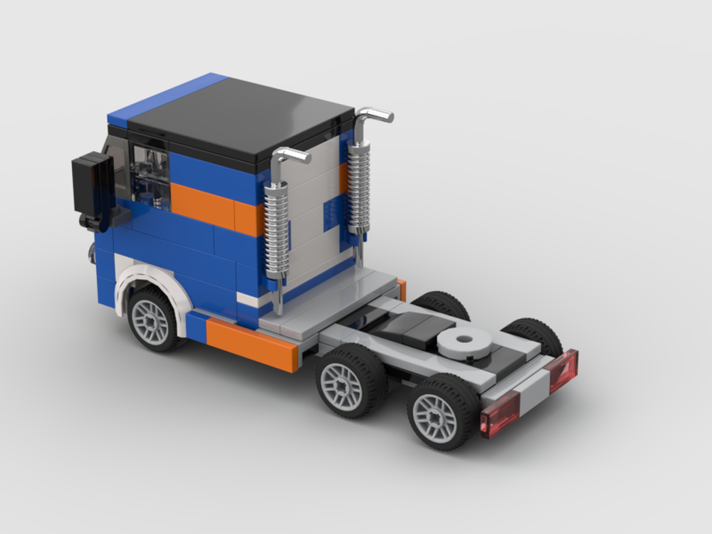 Lego Moc Flatnose Truck With Trailer By Boomdidit Rebrickable Build