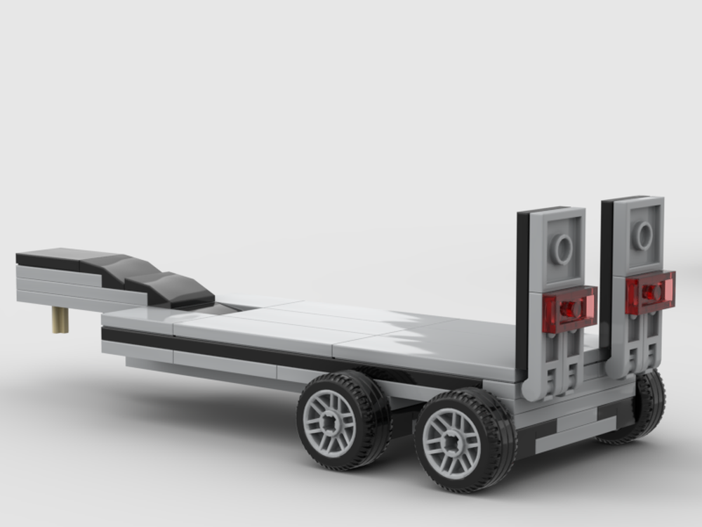 Lego Moc Flatnose Truck With Trailer By Boomdidit Rebrickable Build