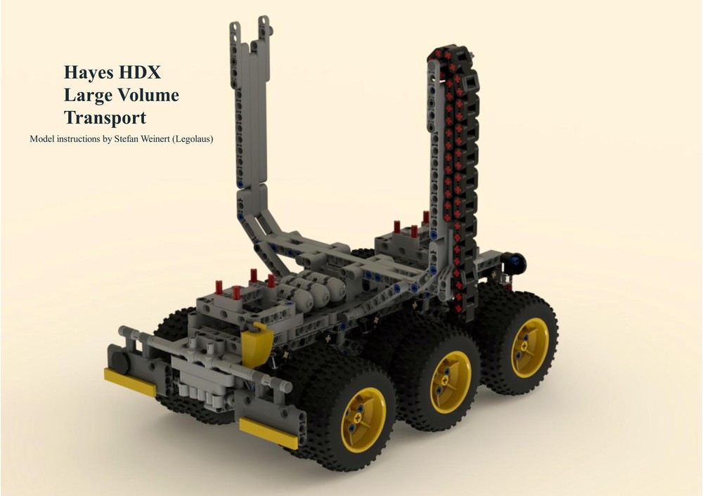 LEGO MOC-107213 Hayes HDX Logging Truck by legolaus | Rebrickable ...