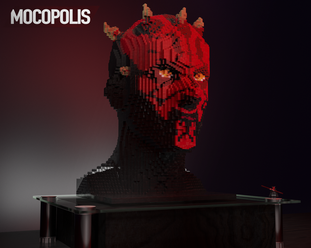 LEGO MOC 👹 SW Darth MauI Bust by MOCOPOLIS | Rebrickable - Build with LEGO