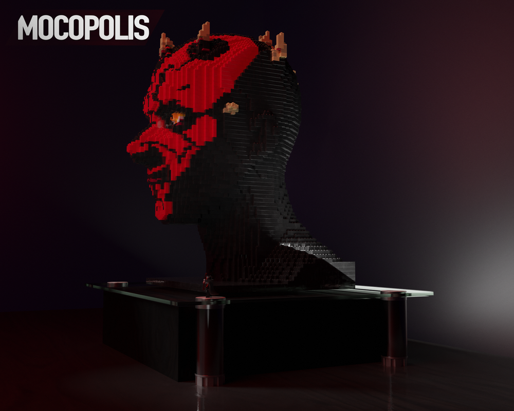 LEGO MOC 👹 SW Darth MauI Bust by MOCOPOLIS | Rebrickable - Build with LEGO