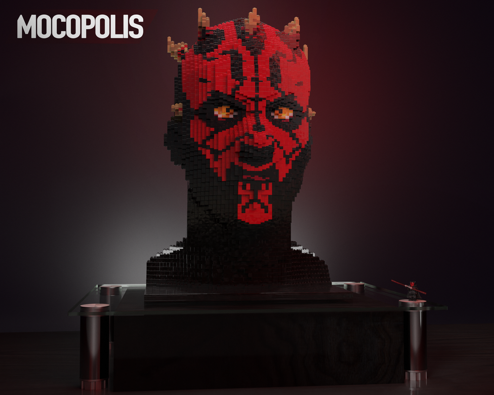 LEGO MOC 👹 SW Darth MauI Bust by MOCOPOLIS | Rebrickable - Build with LEGO
