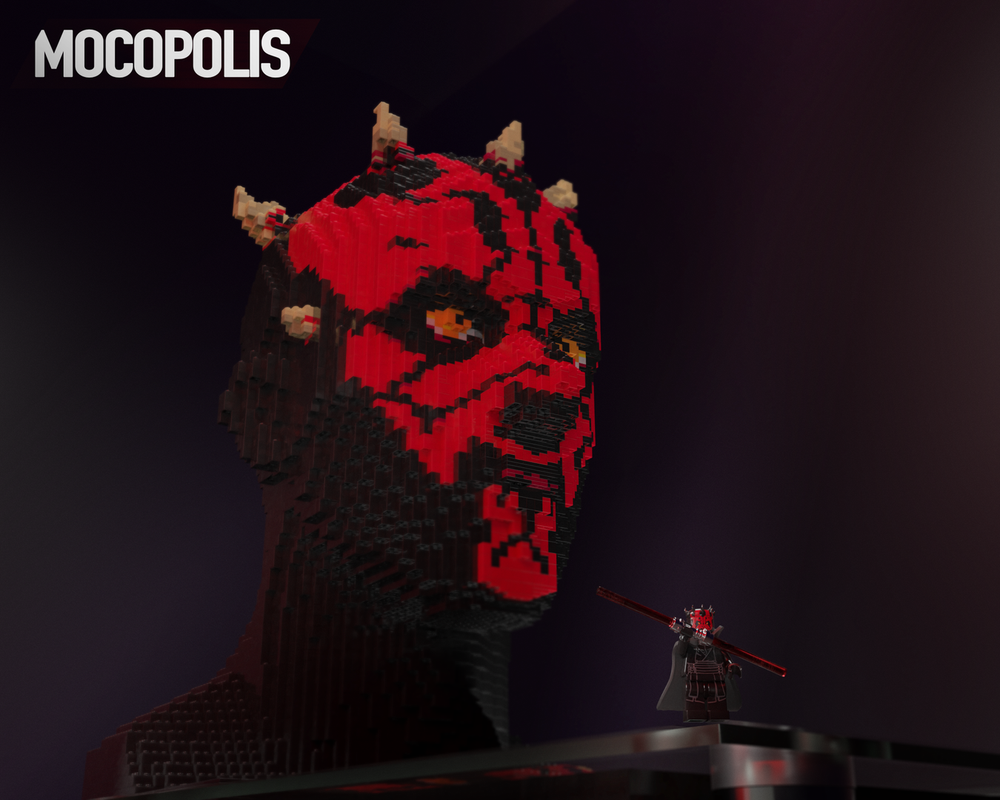 LEGO MOC 👹 SW Darth MauI Bust by MOCOPOLIS | Rebrickable - Build with LEGO
