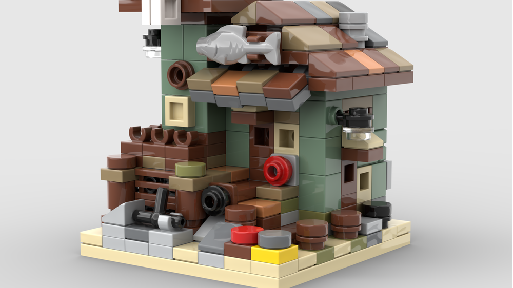 LEGO MOC Mini Modular 21310 Old Fishing Store by christromans ...