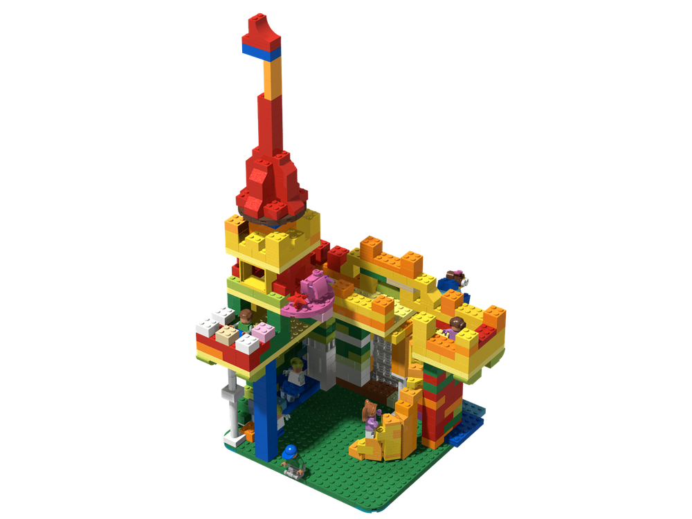 LEGO MOC Mango Castle. NOT DUPLO! 2×2 lego by cvi | Rebrickable - Build ...