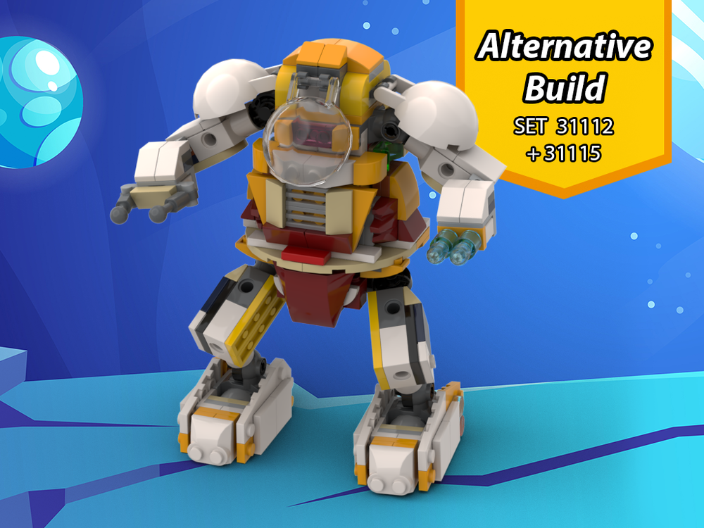LEGO MOC-107249 Mech Astronaut 31112 + 31115 Alternative Build by ...