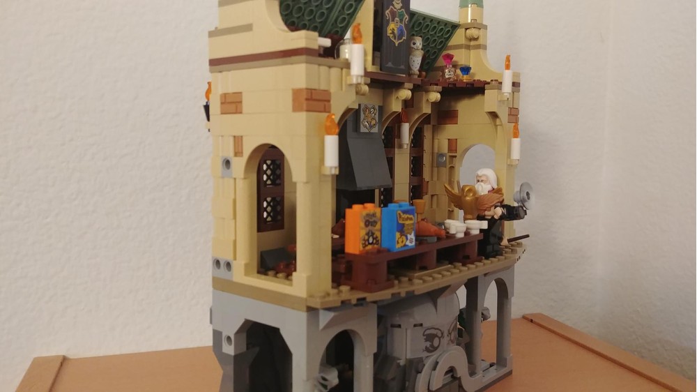 Lego Moc Great Hall Expansion By Trevortoad Rebrickable Build With Lego