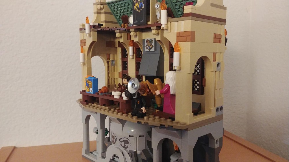 Lego Moc Great Hall Expansion By Trevortoad Rebrickable Build With Lego