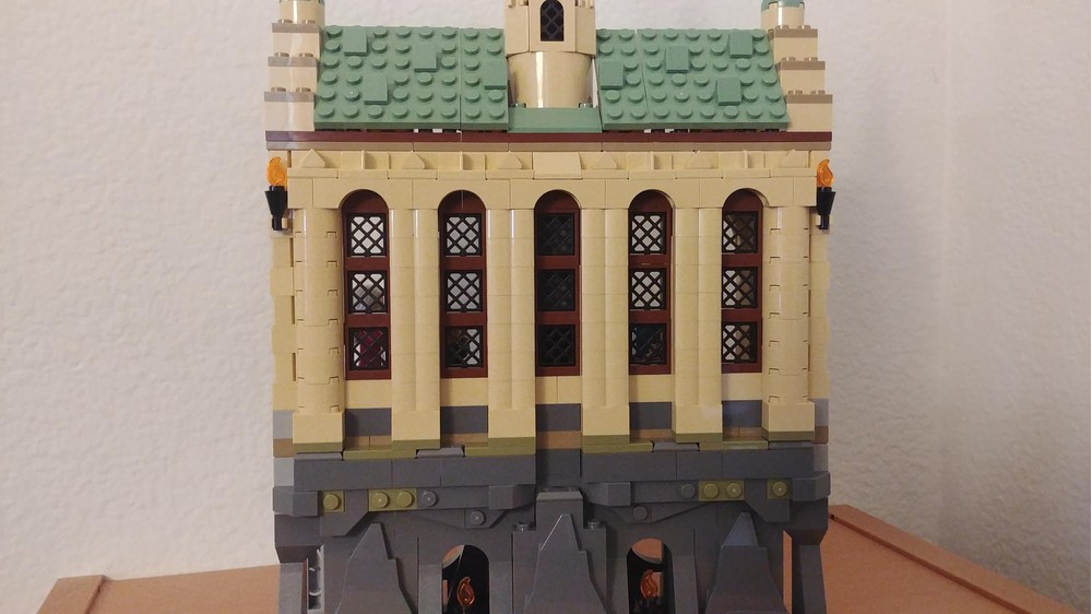 Lego Moc Great Hall Expansion By Trevortoad Rebrickable Build With Lego