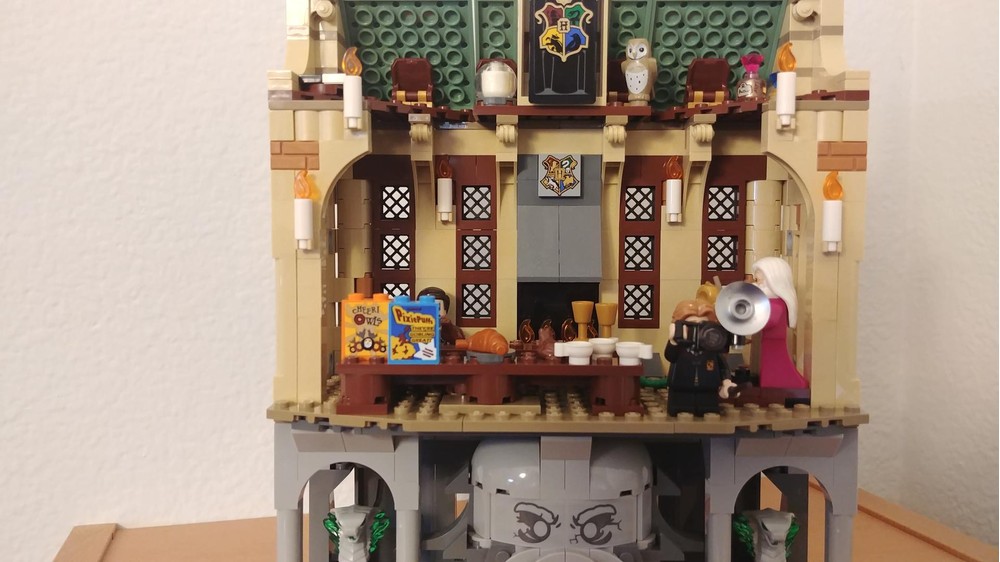 Lego Moc Great Hall Expansion By Trevortoad Rebrickable Build With Lego