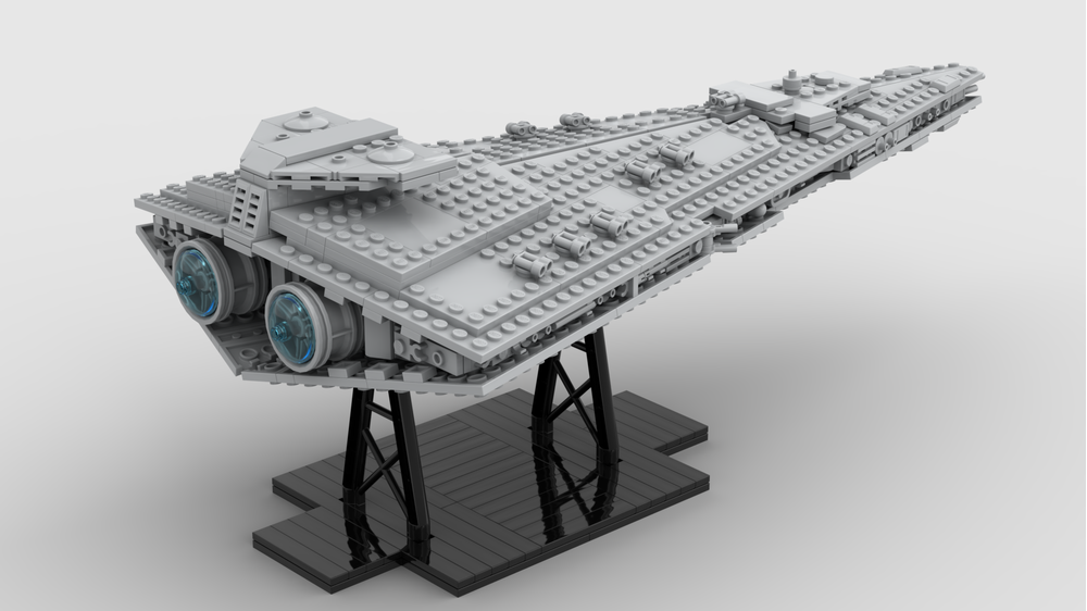 Lego Moc 11455 Vindicator Class Heavy Cruiser By Kdapt Preacher