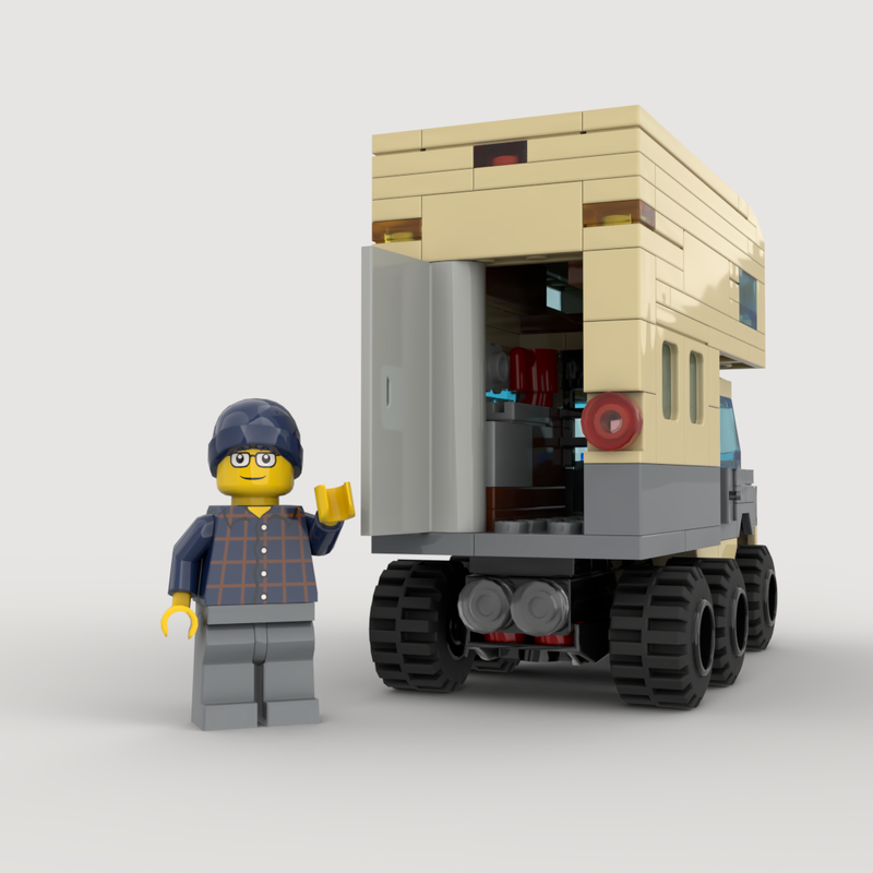 LEGO MOC Little 6-wheeled Overland Camper by joey_bricks_things ...