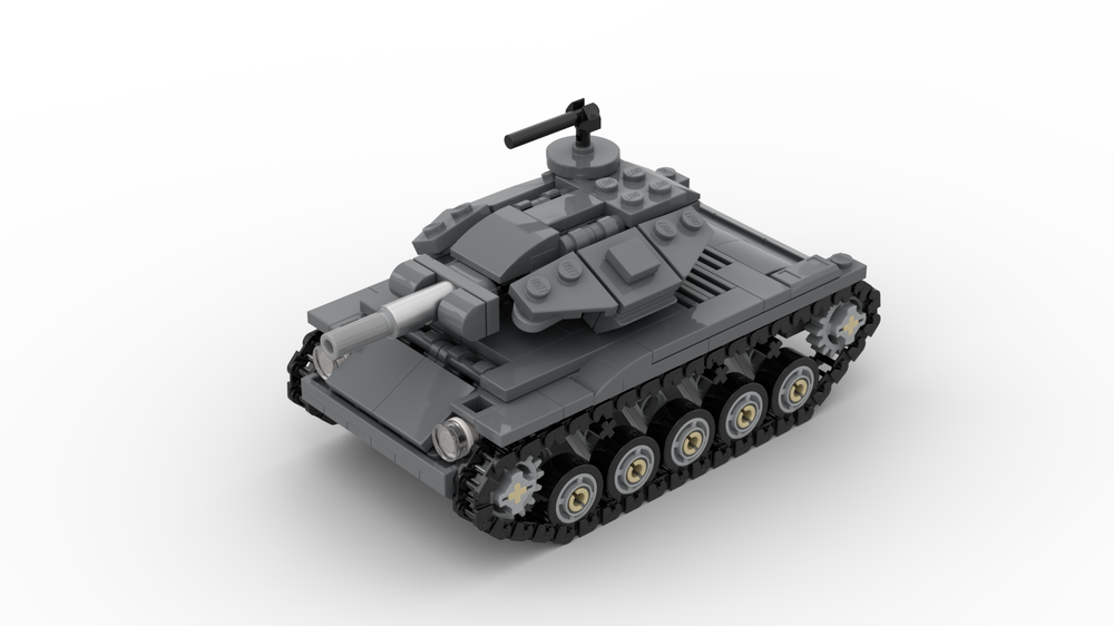 LEGO MOC T49 Light Tank by ayayop | Rebrickable - Build with LEGO
