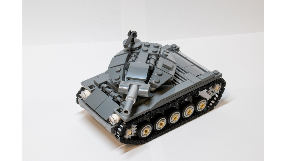 Lego Moc T49 Light Tank By Ayayop Rebrickable Build With Lego