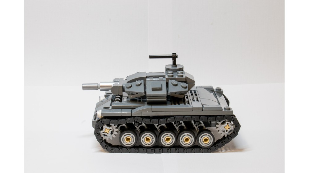 Lego Moc T49 Light Tank By Ayayop Rebrickable Build With Lego