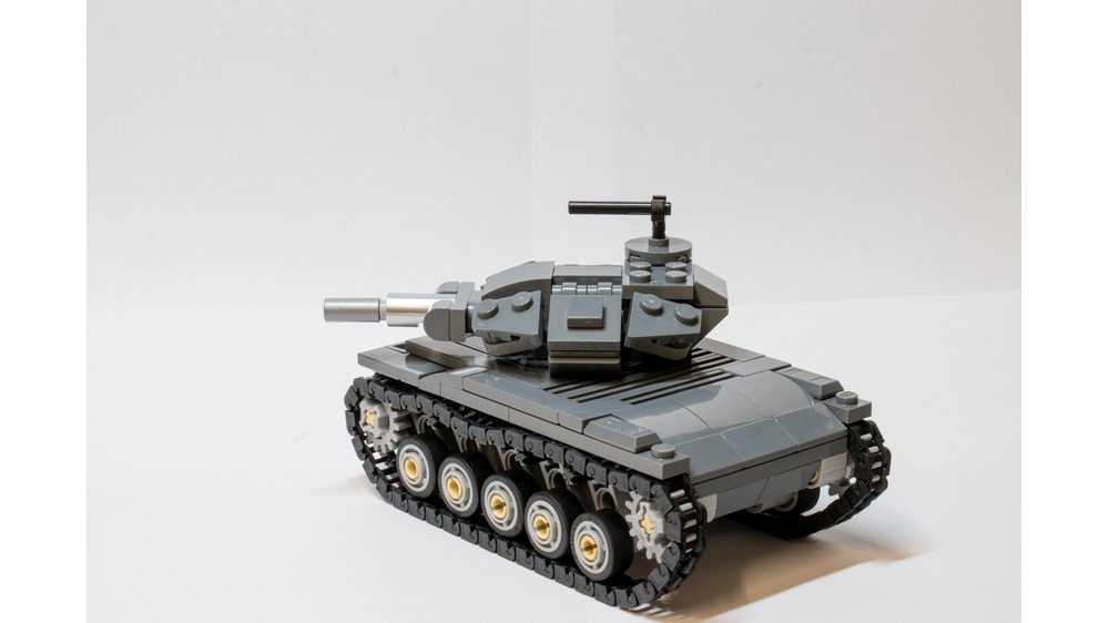 Lego Moc T49 Light Tank By Ayayop Rebrickable Build With Lego