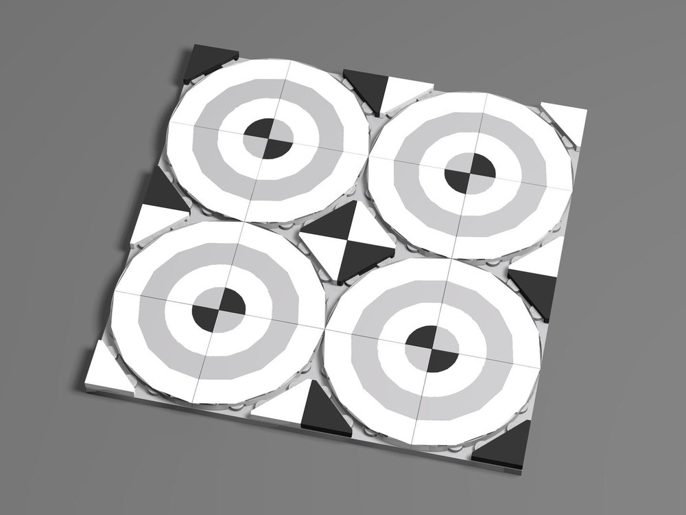 LEGO MOC Ornamental 16 x 16 tile - Study No. 1 by Dybowskyia ...