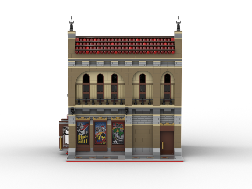 LEGO MOC Palace Cinema Extension by SweetHomeBrickabama | Rebrickable ...