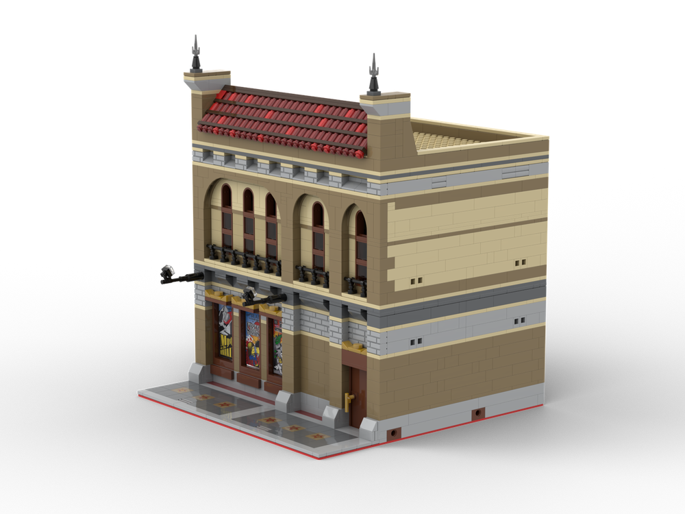 LEGO MOC Palace Cinema Extension by SweetHomeBrickabama | Rebrickable ...