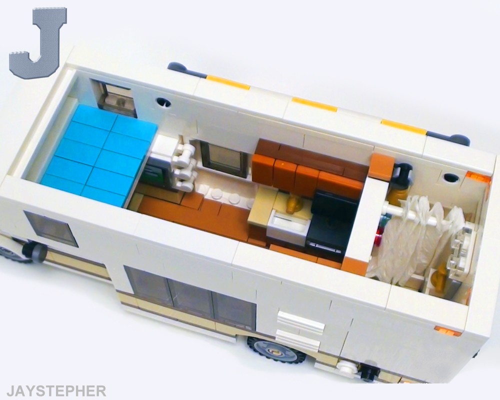 Lego Moc Class C Motorhome By Jaystepher Rebrickable Build With Lego