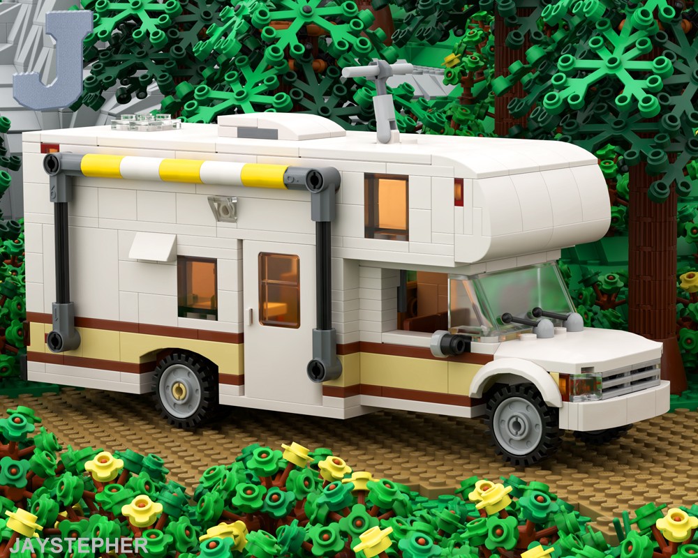 Lego Moc Class C Motorhome By Jaystepher Rebrickable Build With Lego
