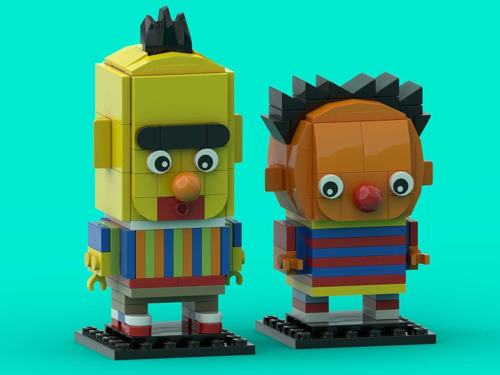 LEGO MOC Bert and Ernie (Sesame Street - 2 pack) by Puremadness ...