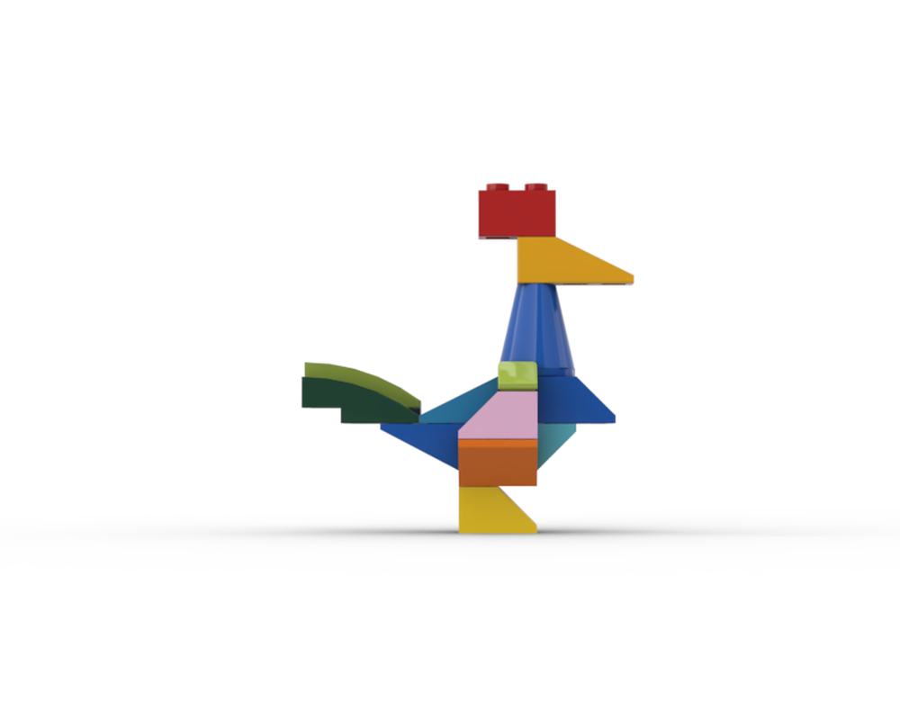 Lego Moc Rooster By Lego Works Rebrickable Build With Lego