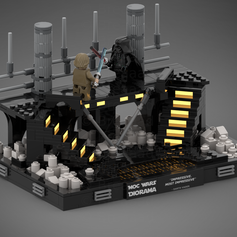 LEGO MOC Carbonite Freezing Chamber Duel (Diorama Collection - Episode ...