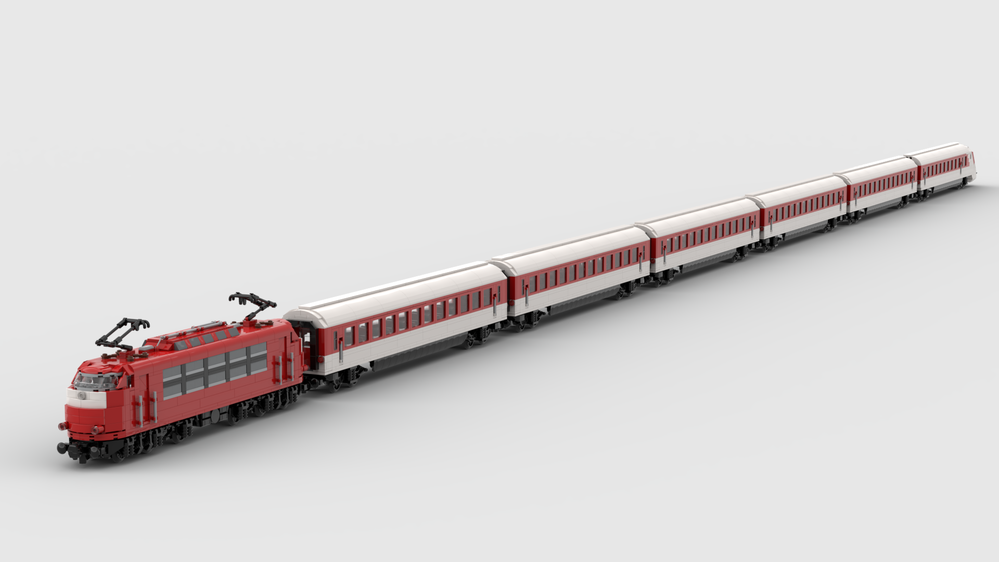 Lego Moc Br 103 Deutsche Bahn 8w Bluebrixx Mod By Dynabrixx