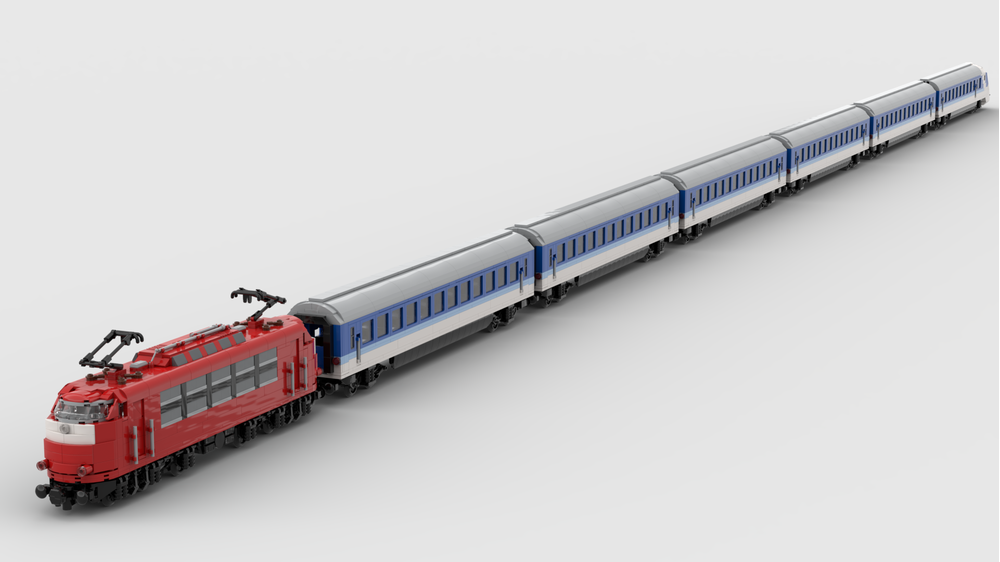 Lego Moc Br 103 Deutsche Bahn 8w Bluebrixx Mod By Dynabrixx