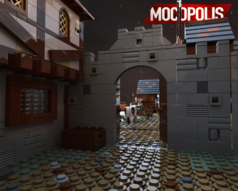 Lego Moc Medieval Royal Manor By Mocopolis Rebrickable Build With Lego