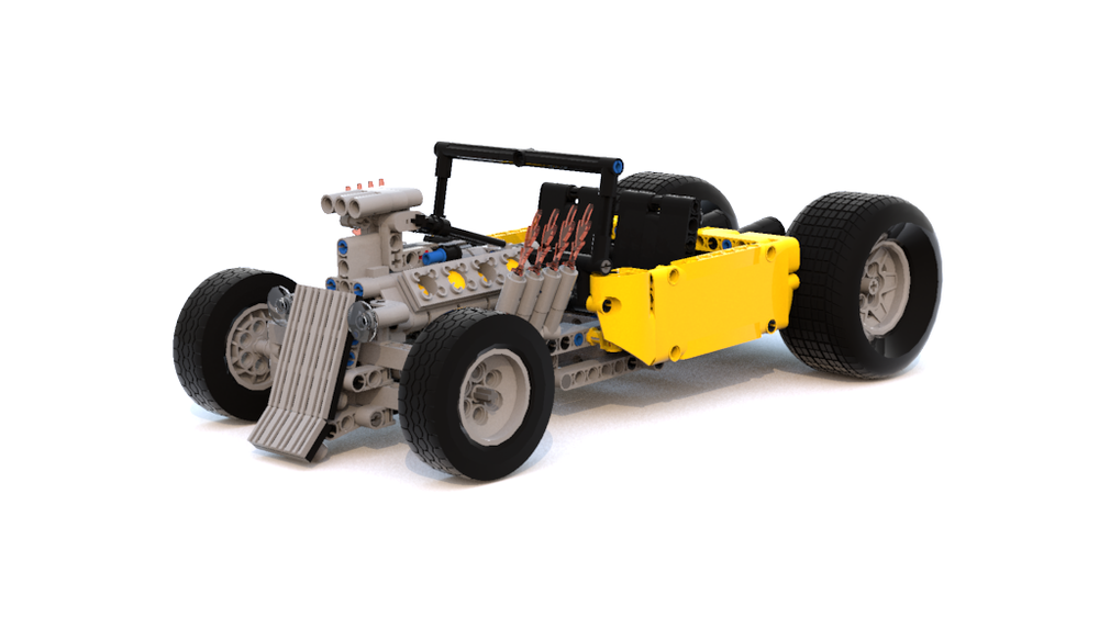 LEGO MOC Hot Rod by offroadcreations | Rebrickable - Build with LEGO