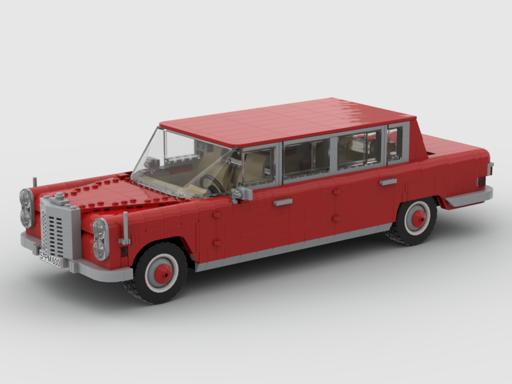 LEGO MOC Mercedes-Benz 600 Pullman (W100) "Red Baron" by TheCarBuilder ...