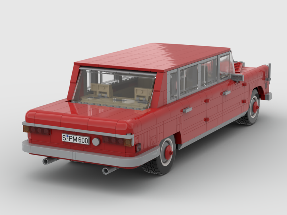 LEGO MOC Mercedes-Benz 600 Pullman (W100) "Red Baron" by TheCarBuilder ...