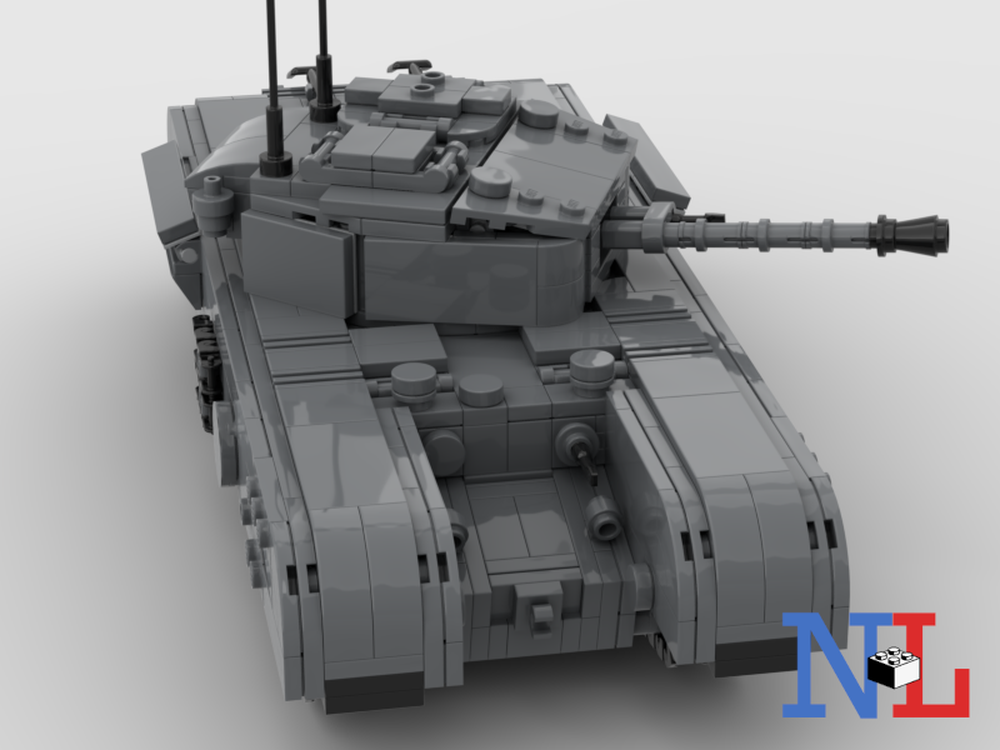 LEGO MOC WW2 Churchill Mark VII British Tank by NLBricks | Rebrickable ...