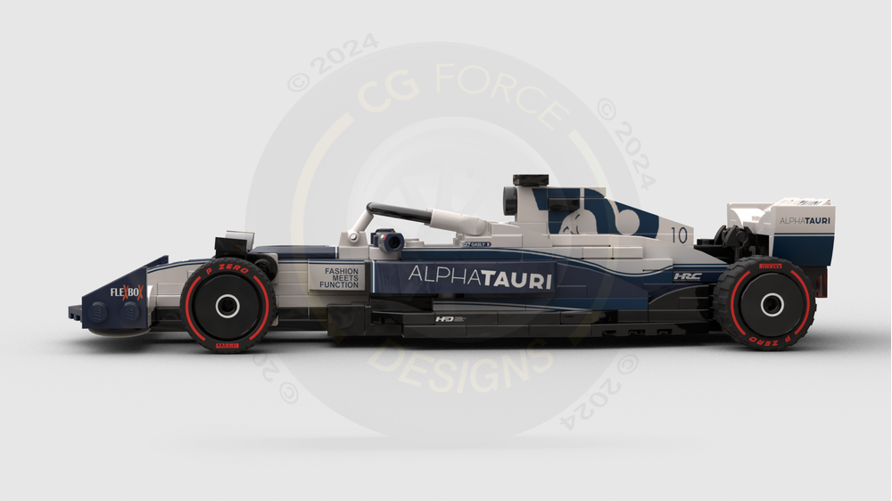LEGO MOC F1 Alpha Tauri AT03 by CGForceDesigns | Rebrickable - Build ...