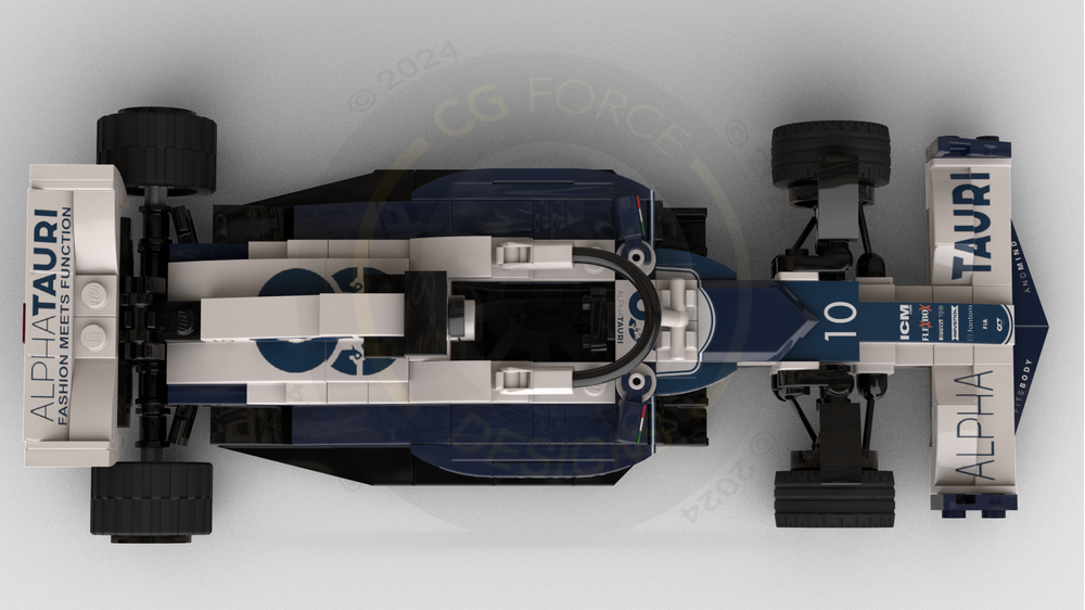 Lego Moc F1 Alpha Tauri At03 By Cgforcedesigns Rebrickable Build