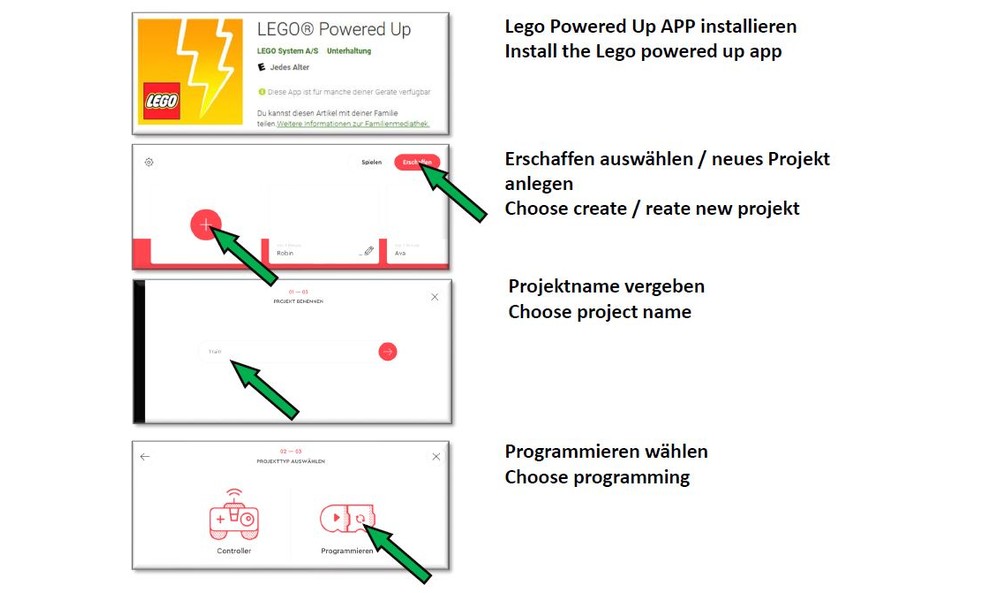 LEGO MOC Passengers Train 60197 with Color Sensor update and Powered Up ...