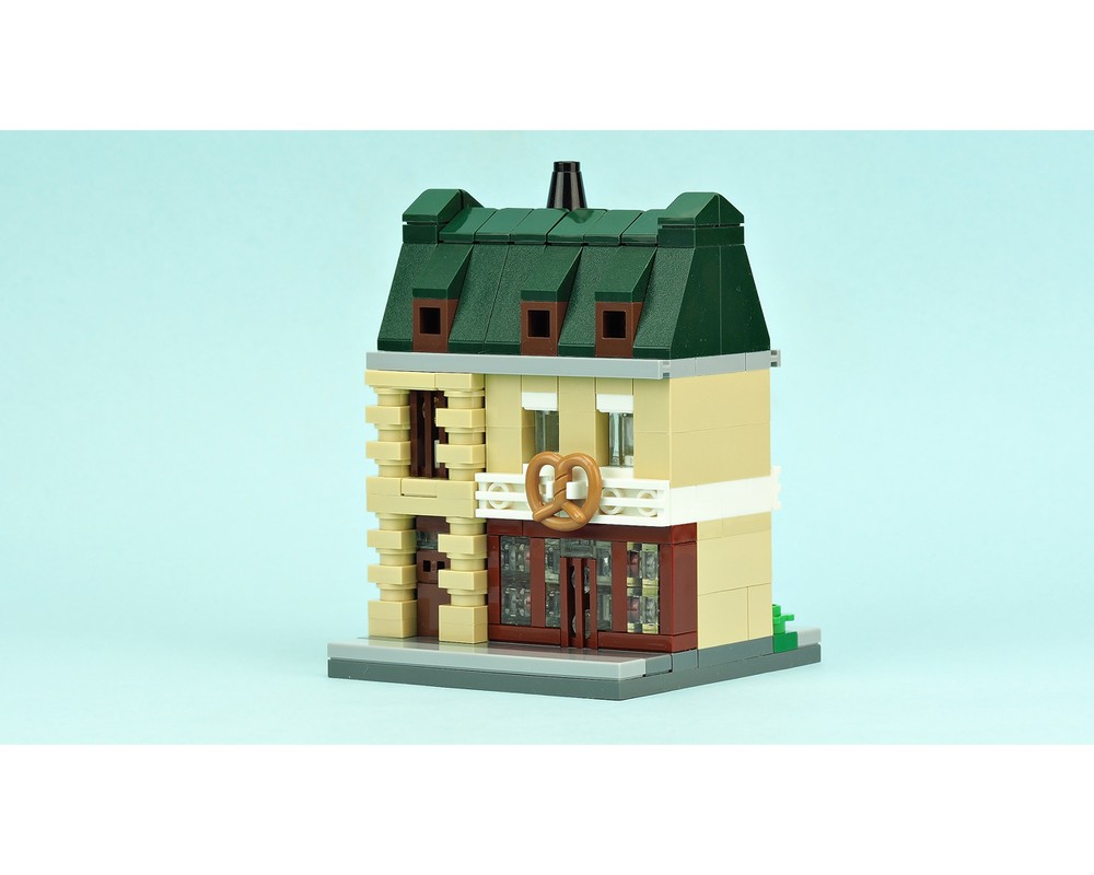 LEGO MOC Mini bakery building by De_Marco | Rebrickable - Build with LEGO